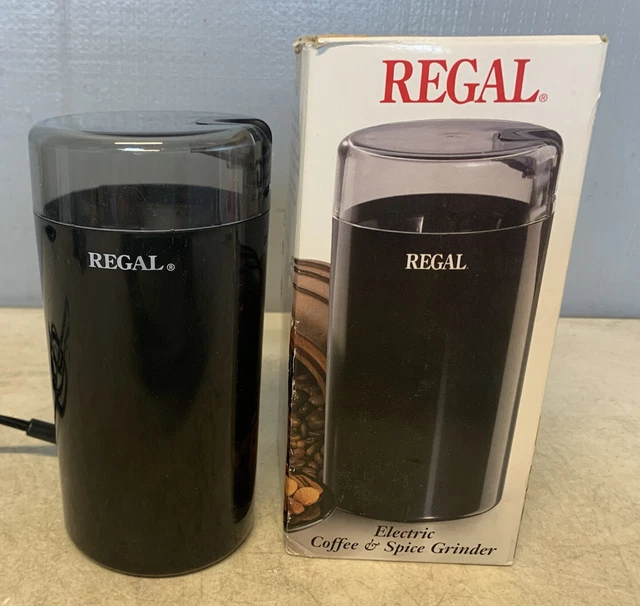 REGAL COFFEE AND Spice Grinder Mill / Rare BLACK Model # K7450 160 ...