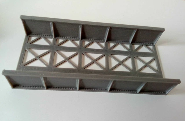 BRIDGE GIRDERS FOR Model Railway Single Track Bridge 00 Gauge Sides ...