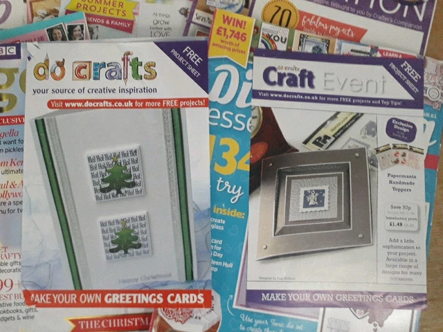 ASSORTED CRAFTING MAGAZINES & good food Magazine £4.38 - PicClick UK