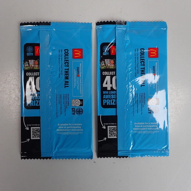 MELBOURNE CITY FC Player Card Packets x2 McDonald's Promotion Unopened ...