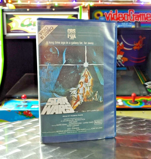 STAR WARS - 1983 Australian Release VHS - CBS FOX Video Big Box Ex ...