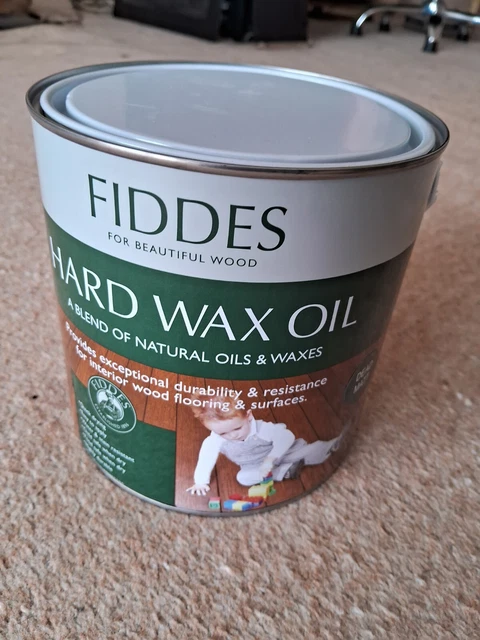FIDDES - HARD Wax Oil - Clear Dead Matt Finish £55.00 - PicClick UK
