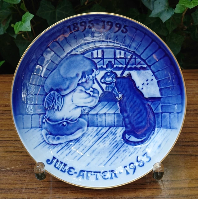 ANCIEN COPENHAGEN BING & Gröndahl Jule Aften 1963 Assiette Assiette ...