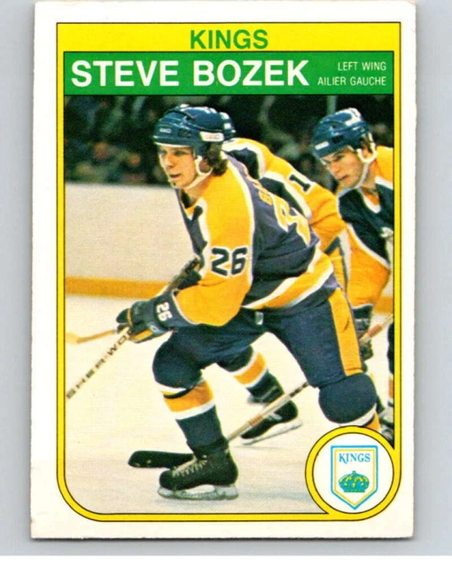 1982-83 O-PEE-CHEE #151 Steve Bozek RC recrue Los Angeles Kings V58146 ...