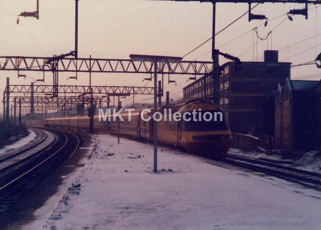 RAILWAY PHOTO HST 43124 43163 @ Etruria 3/2/86 06:14 Bristol TM ...