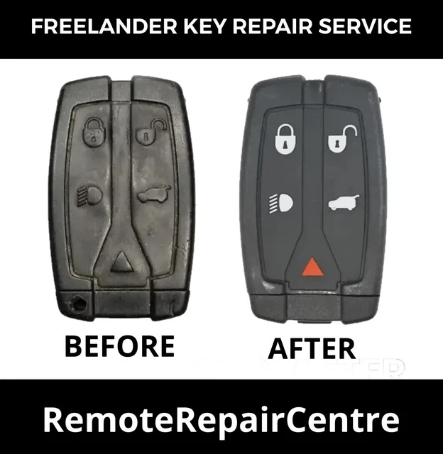 LAND ROVER FREELANDER 2 Key Fob Repair Fix New Battery / Micro Switches ...
