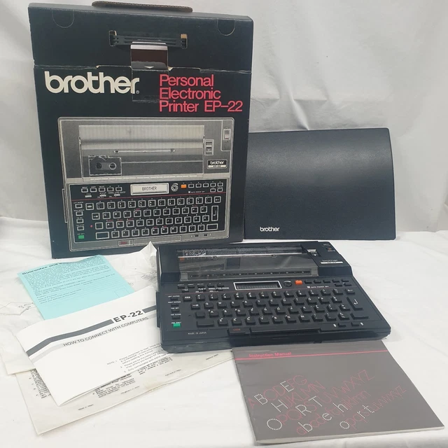 BROTHER EP-22 ELECTRONIC Typewriter, Word Processor, Printer Boxed £34. ...