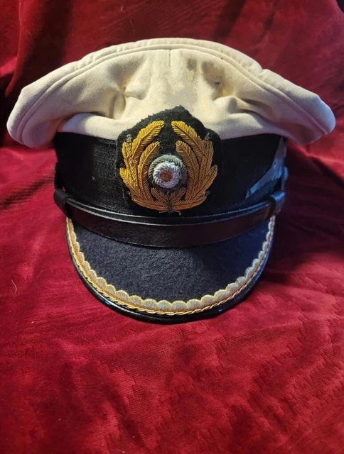 REPRODUCTION WW2 KRIEGSMARINE Officer's Peak Cap U-96 £50.00 - PicClick UK