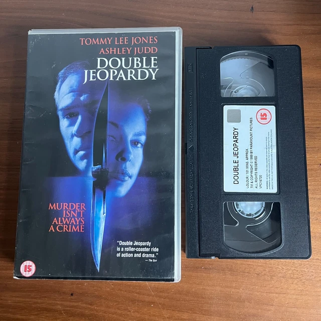 DOUBLE JEOPARDY VHS Ex Rental Big Box Video Tape - Ashley Judd, Tommy Lee Jones £5.99 - PicClick UK