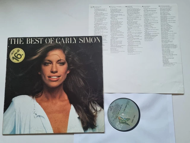 CARLY SIMON - The Best Of Carly Simon Vinyl LP Germany EUR 19,99 ...
