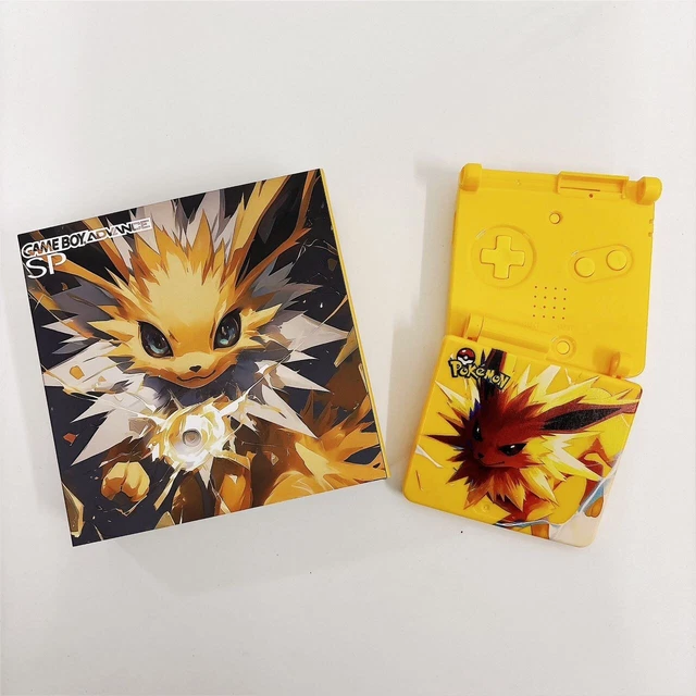 NINTENDO JOLTEON POKEMON Complete Shell Kit Game Boy Advance Sp Housing ...