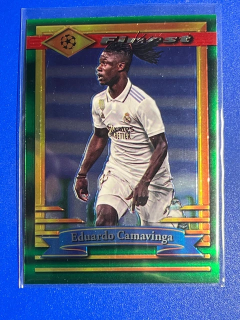 TOPPS FINEST FLASHBACK UCC 22/23 Base Real Madrid C.F. Eduardo ...