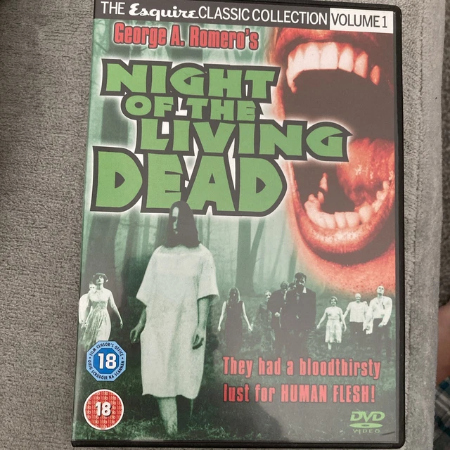 NIGHT OF THE Living Dead DVD esquire classic collection zombie horror ...