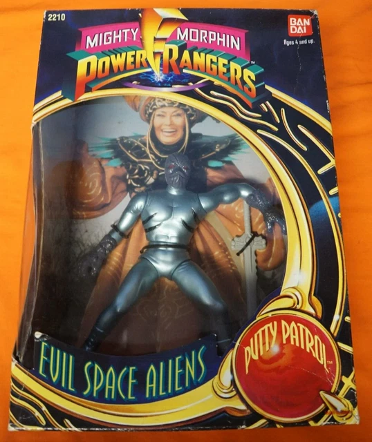 MIGHTY MORPHIN POWER Rangers Evil Space Aliens 1993 Bandai New Putty ...