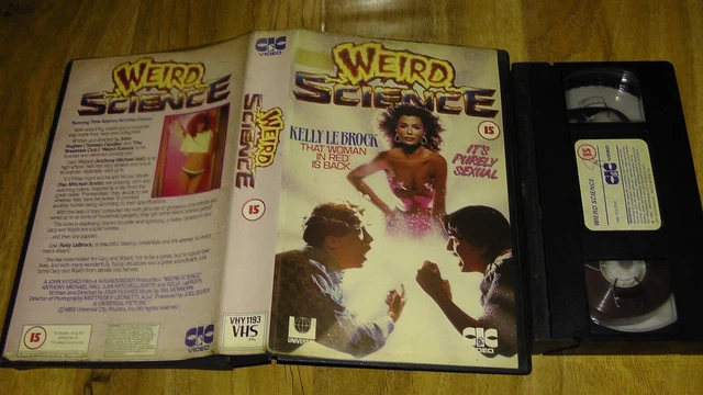 WEIRD SCIENCE VHS Video Big Box Cert CIC £23.00 - PicClick UK