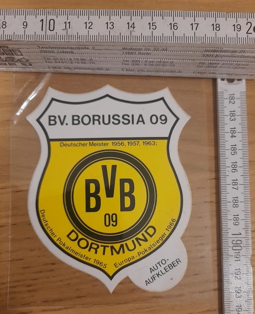 AUFKLEBER VINTAGE STICKER Ultras Fanszene BVB Borussia Dortmund Uralter ...