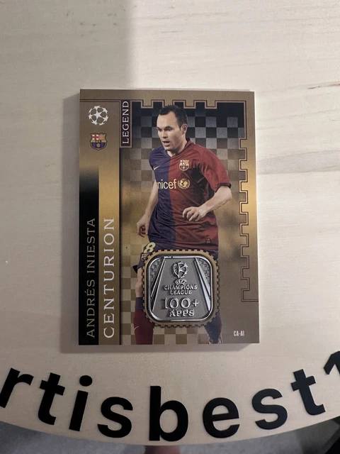 TOPPS MATCH ATTAX 2024 23/24 Centurion Coin Relic Iniesta CA AI £13.50 ...