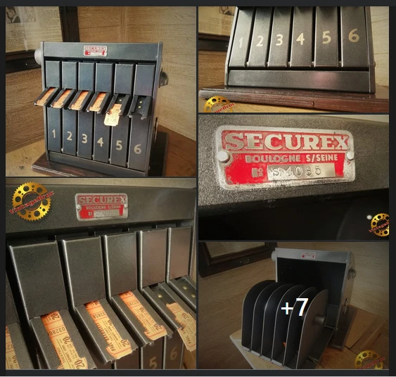 ANCIEN DISTRIBUTEUR N°S1085 de Tickets de Théâtre - Cinéma "SECUREX ...