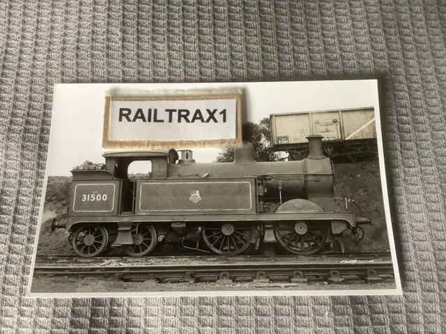 RAILWAY STEAM PHOTOGRAPH - 31500 At Ramsgate Shed. (Photomatic Ltd ...