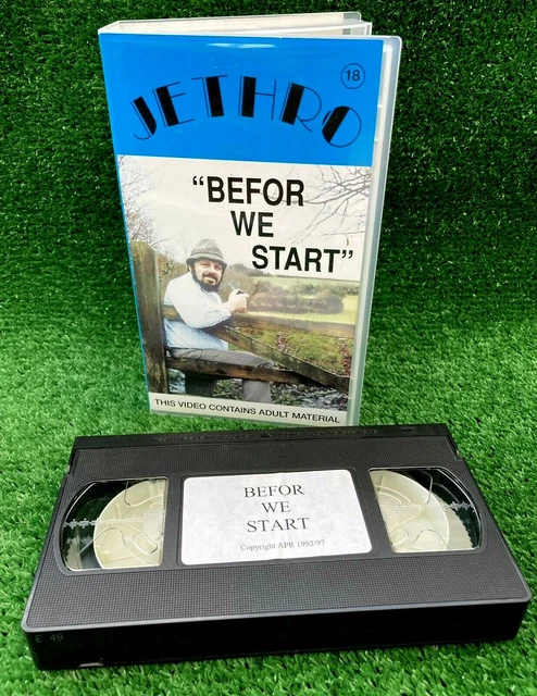 JETHRO &BEFOR WE Start" VHS Video Cassette Tape PAL - Issued at shows £ ...