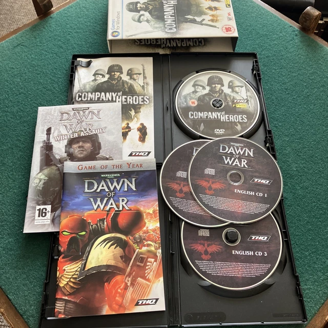 COMPANY OF HEROES & Warhammer 40k Dawn of War Box Set 2 manuali di ...