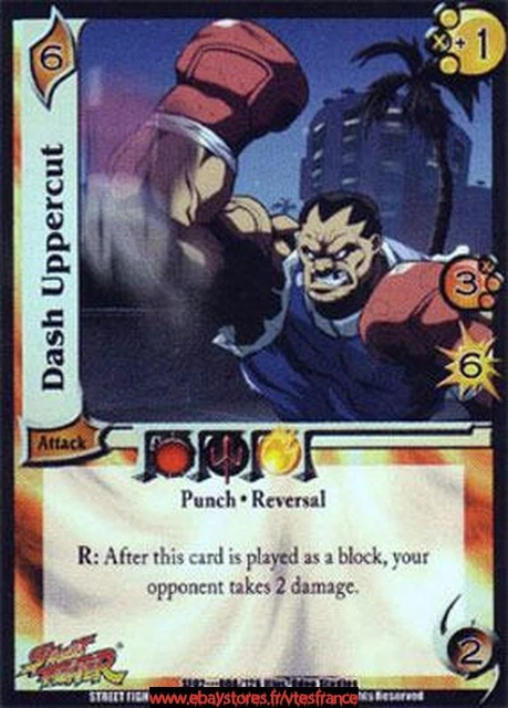 DASH UPPERCUT #8 Rare [SF02] Universal Fighting System CCG EUR 2,50 ...