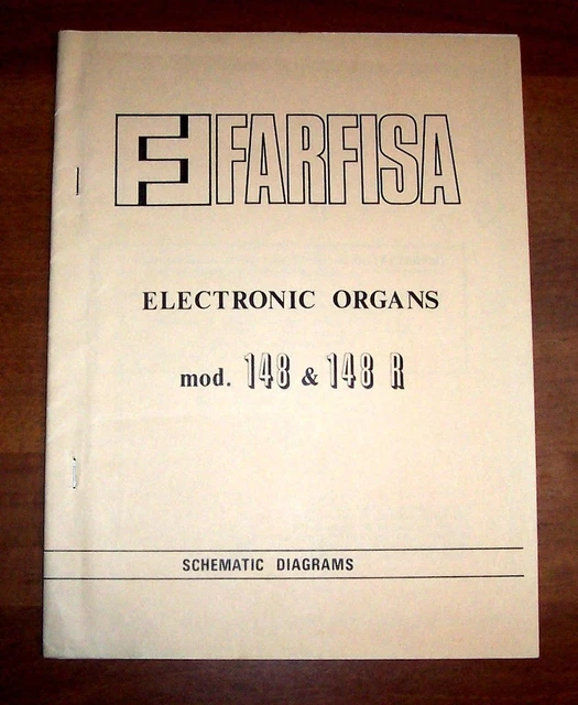 FARFISA 148-R ORIGINAL Schematic Diagrams 112461-E Schaltplan für ...