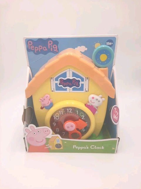 PEPPA PIG CUCKOO Clock | Interactive Kids Clock Educational Toy Xmas ...
