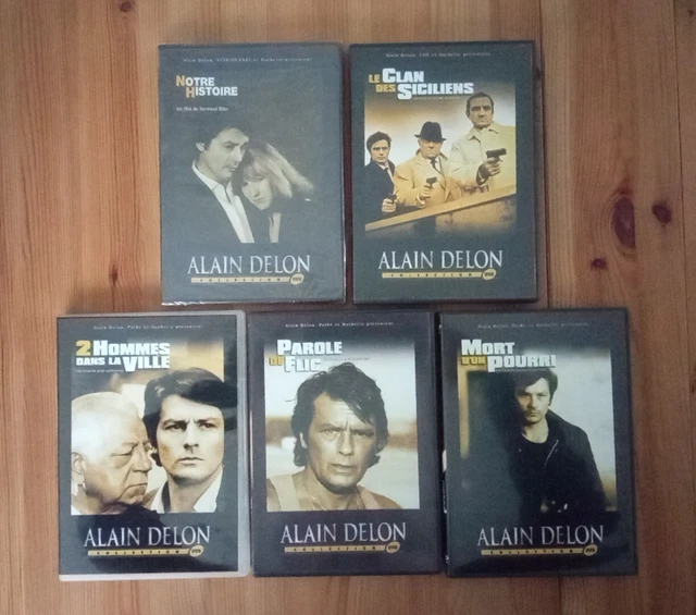 ALAIN DELON COLLECTION - lot de 5 Films Cultes en DVD EUR 19,90 ...