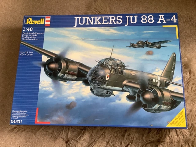 REVELL JUNKERS JU 88 A-4 1/48 scale 0.00 - PicClick UK