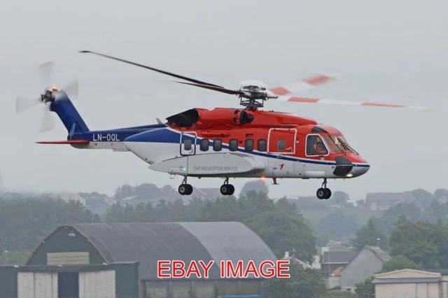 PHOTO HELICOPTER Sikorsky S-92A 'Ln-Oql' C/N 92.0132. Built 2010 ...