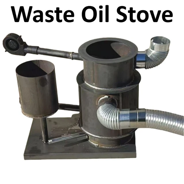 50㎡ WARMER WASTE Oil Stove Burner Heater Burning Furnace Cooking Tool ...
