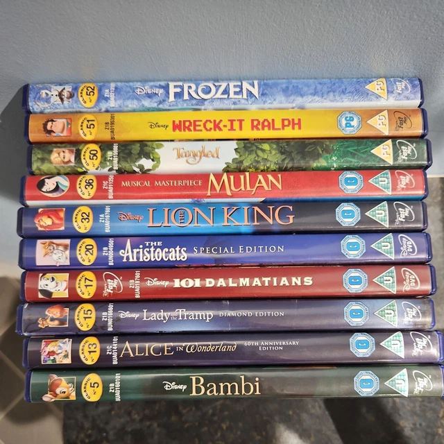 DISNEY CLASSICS DVD Bundle x 10 Films/ Movies Lot A £20.00 - PicClick UK