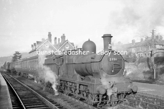RAILWAY NEGATIVE: GWR DEAN GOODS 0.6.0 2351 @ BRECON c/1952 £4.99 ...