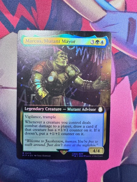 MARCUS, MUTANT MAYOR (art étendu) - MTG : Universes Beyond : Fallout ...