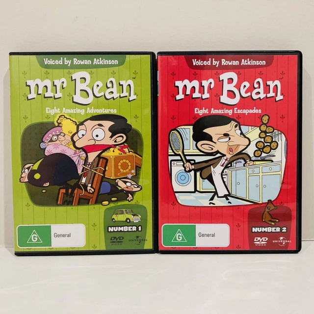 MR BEAN CARTOON Tv Series Dvd Season 1- 2 Rowan Atkinson - Region 4 $19 ...