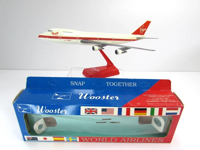 VIRGIN ATLANTIC BOEING 747-200 Push-fit Model Aircraft in Box £34.50 ...