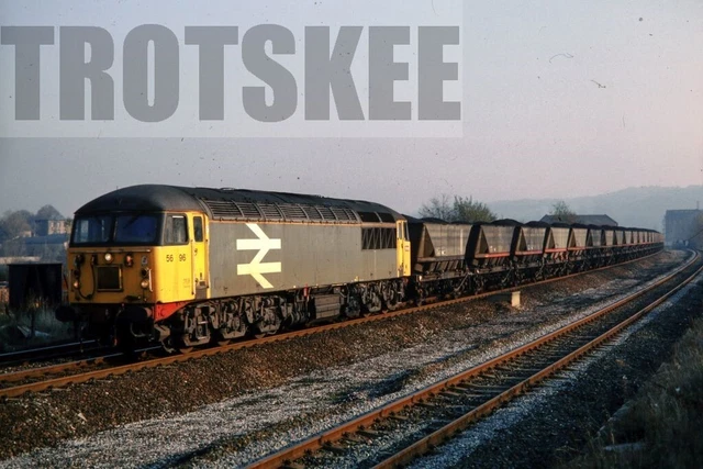 35MM SLIDE BR British Railways Diesel Loco Class 56 56096 Mirfield 1988 ...
