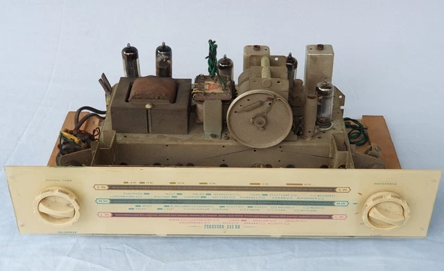 FERGUSON 323RG MONO Radiogram Chassis Working Valve Amplifier Receiver ...