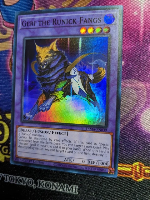 YU-GI-OH! TCG GERI the Runick Fangs Tactical Masters TAMA-EN039 1st ...