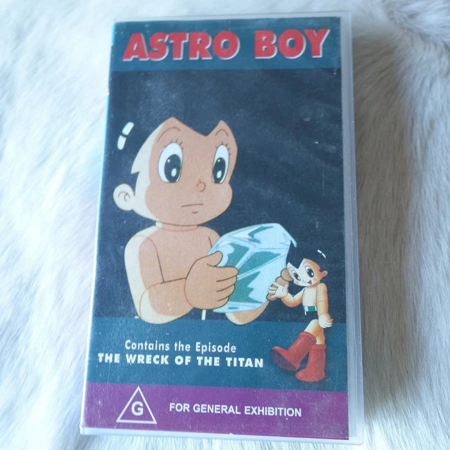 ASTRO BOY THE WRECK OF THE TITAN Vhs 1980 Vintage Astroy Boy Tv Show ...