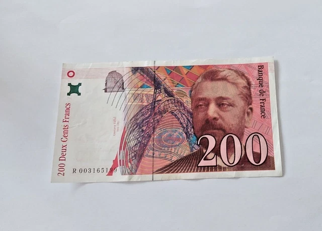 --1-BILLET--200- FRANCS--GUSTAVE-EIFFEL--1995--(-R-003165199-)-QUALITÉ ...