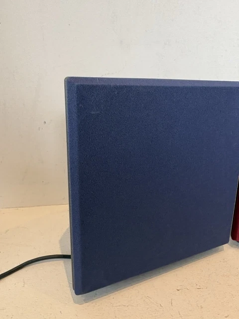 SONY SA-ED1 ACTIVE Bookshelf Speakers System Interchangeable Covers Red ...