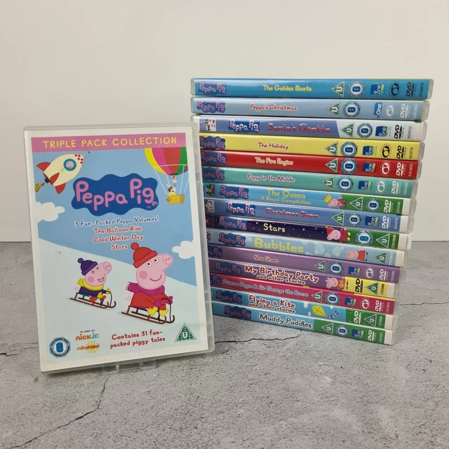 PEPPA PIG DVD Bundle x 16 Discs In Total Kids Muddy Puddles, Stars ...