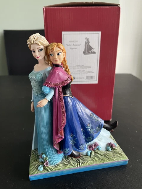 DISNEY TRADITIONS SISTERS Forever Frozen Anna & Elsa Figurine Boxed £20.00 - PicClick UK