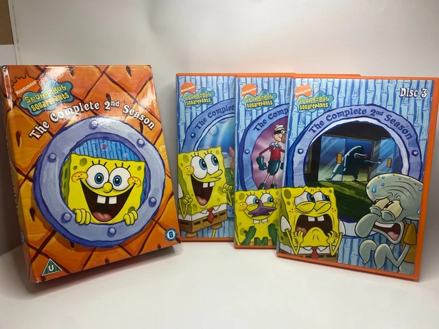 SPONGEBOB SQUAREPANTS THE Complete 2nd Season DVD Box Set Region 2 ...
