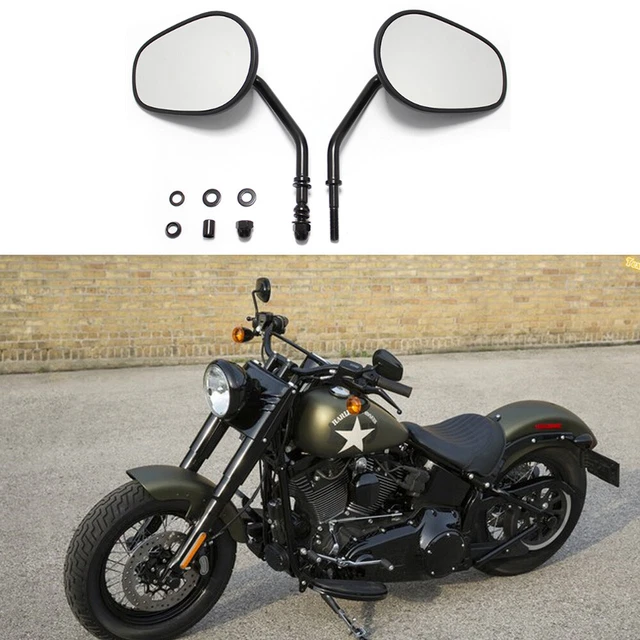 FOR HARLEY DAVIDSON Softail Slim 2016 2017 Motorcycle Rear View Mirrors ...