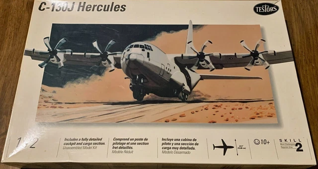 TESTORS ITALERI LOCKHEED C-130H Hercules 1/72 Scale Kit NEW SEALED US ...
