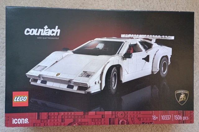 LEGO ICONS: LAMBORGHINI Countach 5000 Quattrovalvole (10337) £51.66 ...