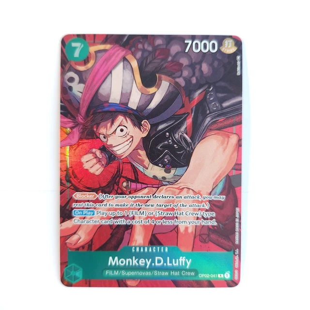 MONKEY D LUFFY One Piece TCG OP02-062 Super Rare Alt Art Paramount War Ruffy £30.88 - PicClick UK